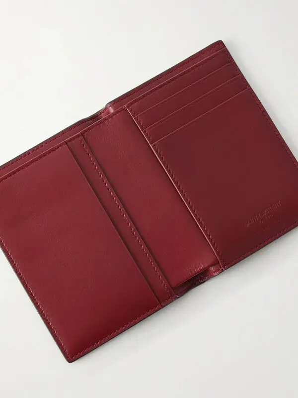 Saint Laurent Leather Billfold Wallet