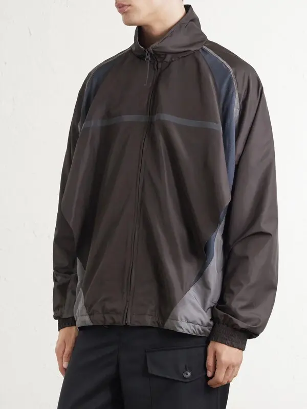 MAISON MARGIELA Mesh-trimmed Shell Jacket