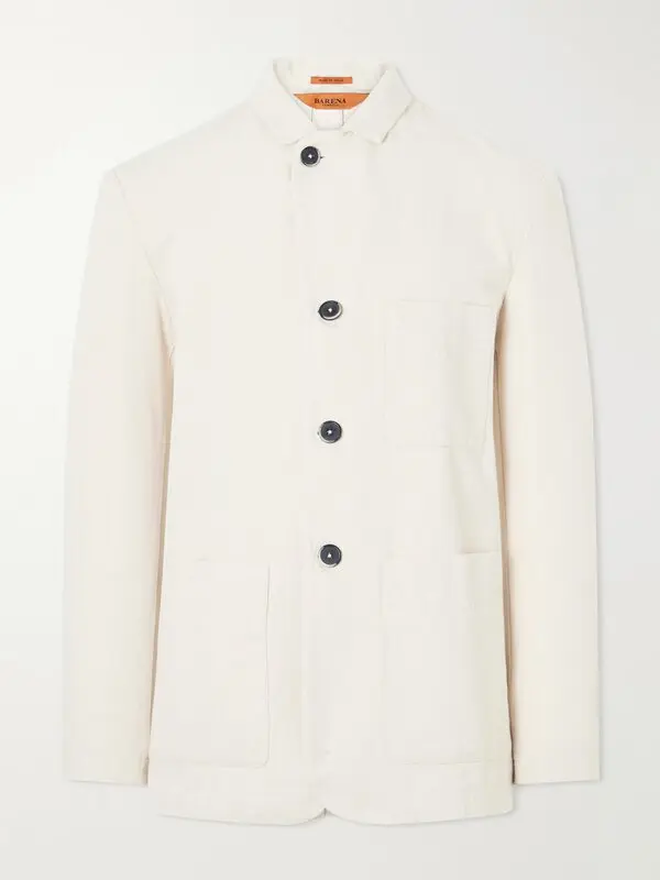 Barena Venezia Cotton Drill Jacket - Neutrals