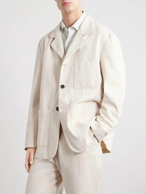 Barena Venezia Cotton Drill Jacket - Neutrals