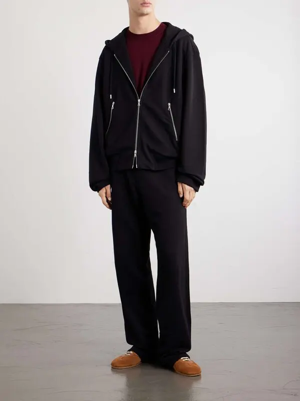 Dries Van Noten Cotton-jersey Zip-up Hoodie