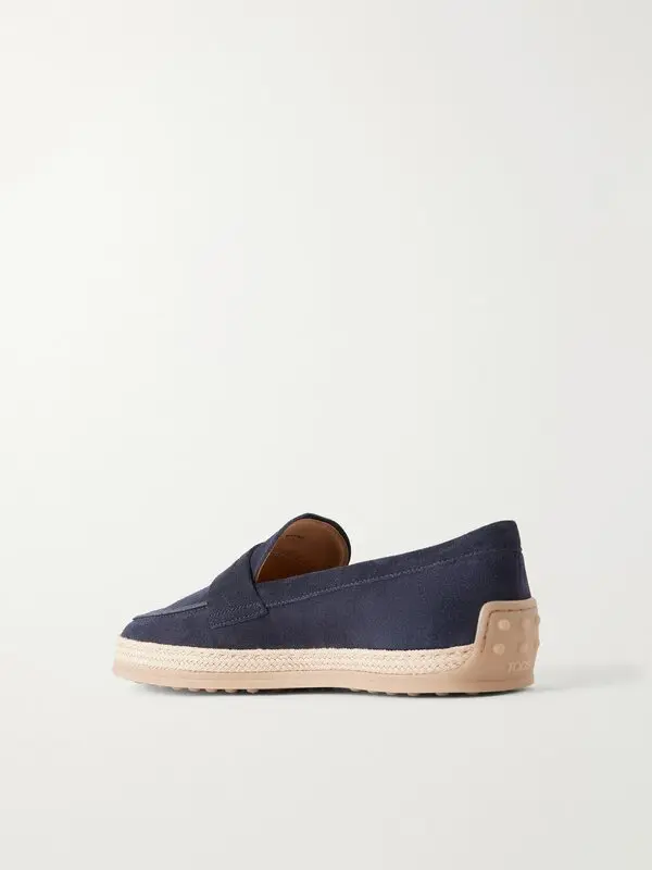 TOD'S Suede Espadrilles