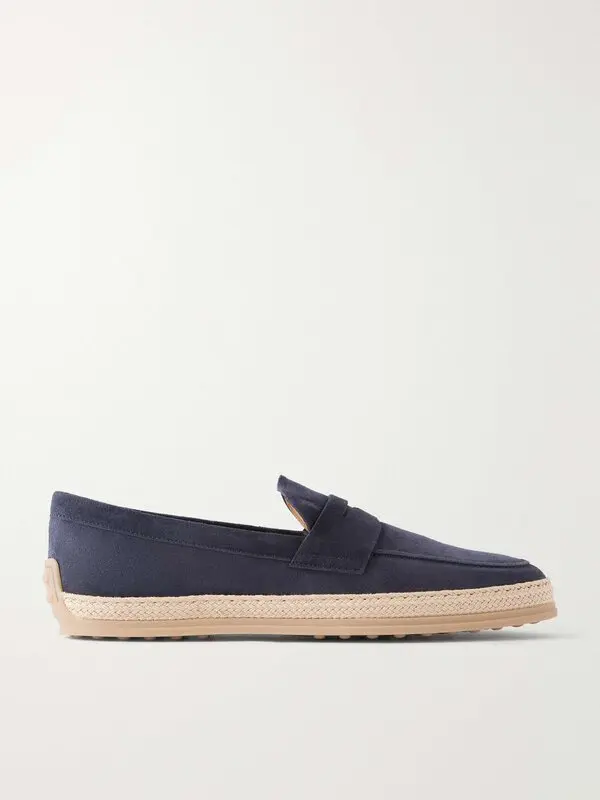TOD'S Suede Espadrilles