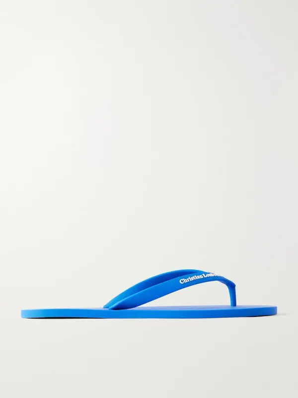 CHRISTIAN LOUBOUTIN Rubber Flip Flops
