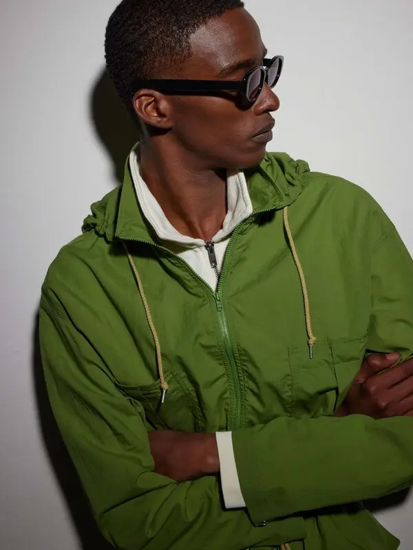 Auralee Eyevan D-frame Acetate Sunglasses