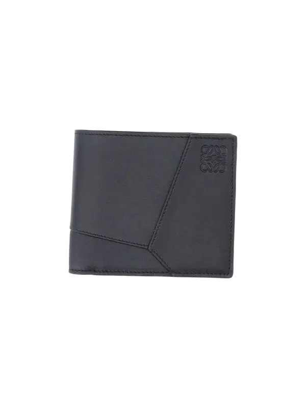 Loewe Bi-fold Wallet "puzzle - Black