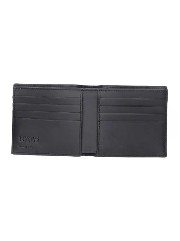 Loewe Bi-fold Wallet "puzzle - Black