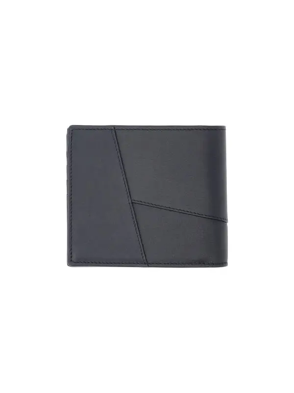 Loewe Bi-fold Wallet "puzzle - Black