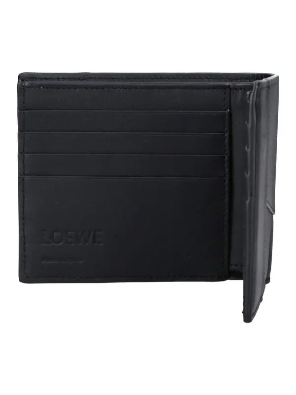 Loewe Bi-fold Wallet "puzzle - Black