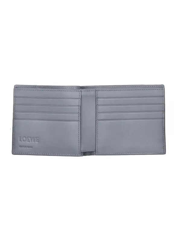 Loewe Bi-fold Wallet "puzzle - Blue