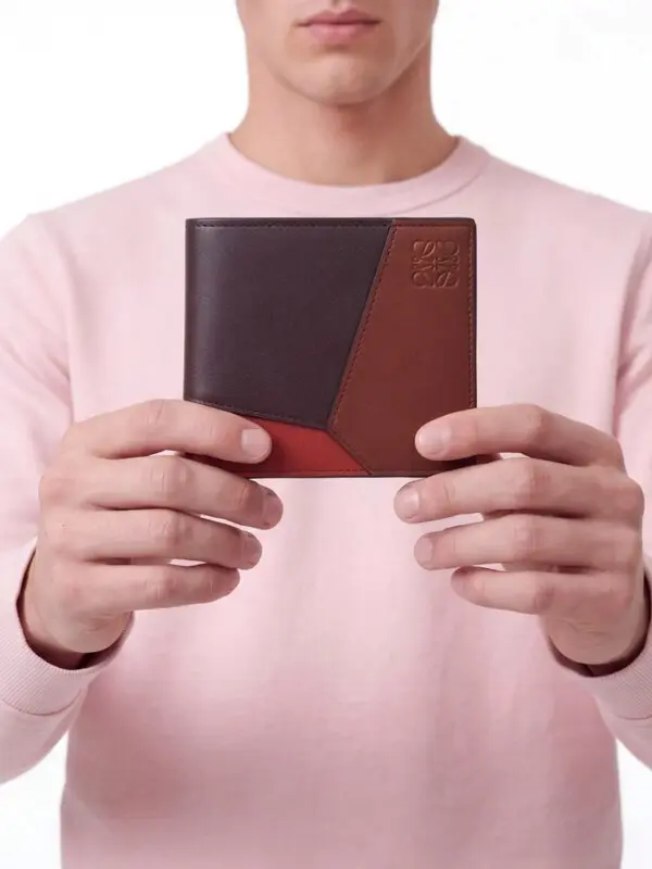 Loewe Bi-fold Wallet "puzzle - Brown
