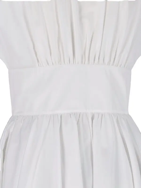 Alaïa Midi Dress In Poplin