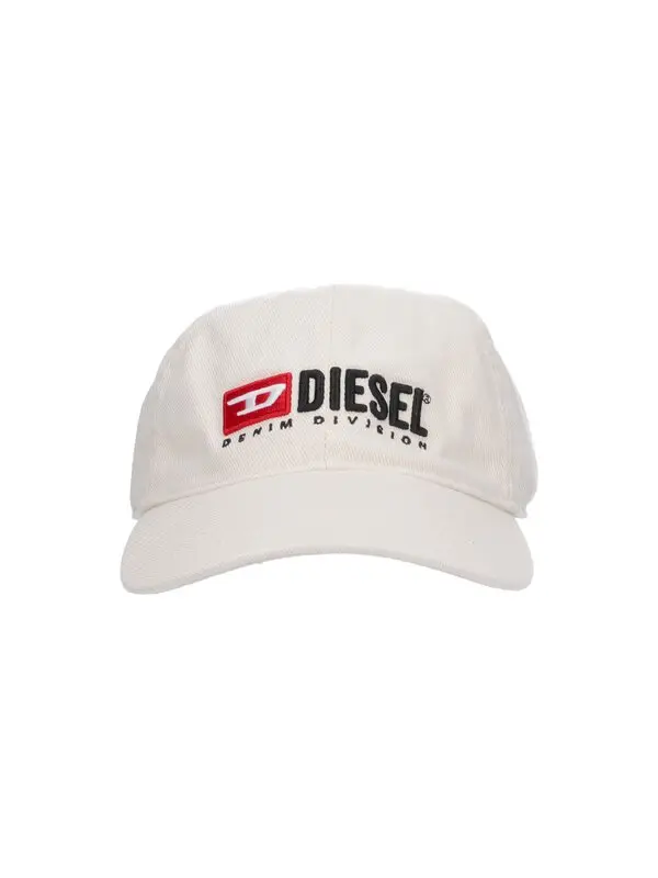 DIESEL® Cotton Baseball Cap - White