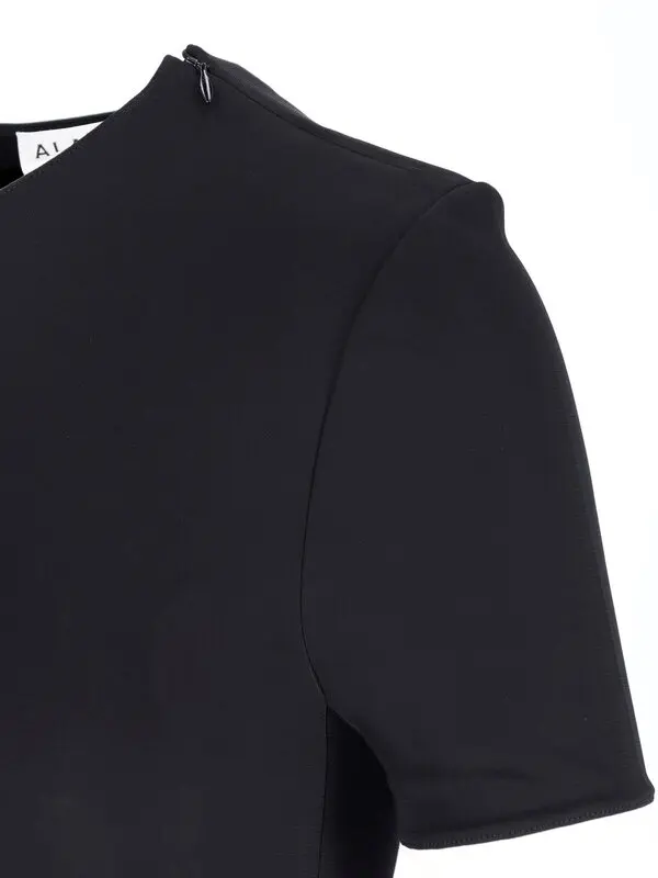 Alaïa Viscose Jersey Maxi Belt Dress
