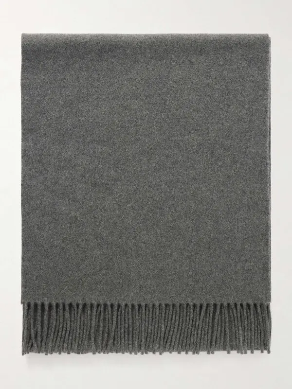 Brunello Cucinelli Fringed Cashmere Scarf