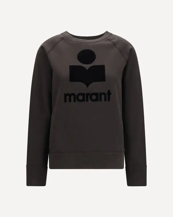 MARANT ETOILE Cotton Crewneck Sweatshirt With Monogram
