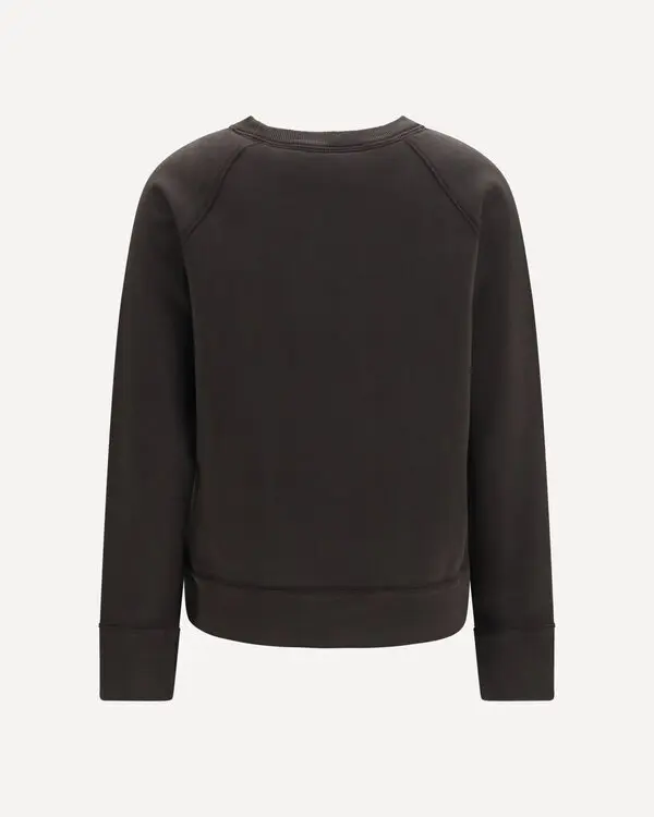 MARANT ETOILE Cotton Crewneck Sweatshirt With Monogram