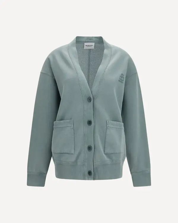 MARANT ETOILE Stephy V-neck Cardigan - Grey