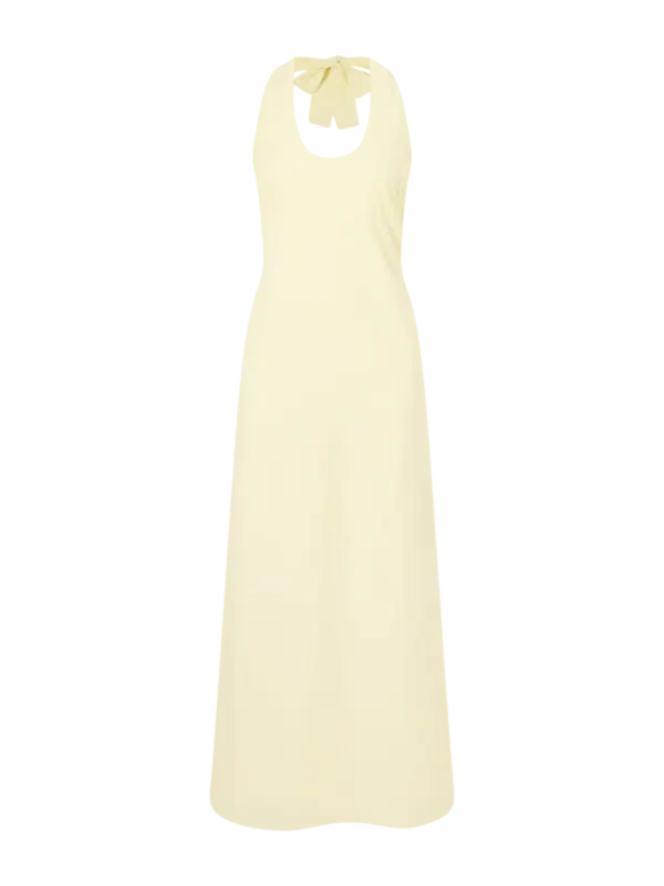 SIR. Rochelle Knotted Cotton Maxi Dress - Yellow
