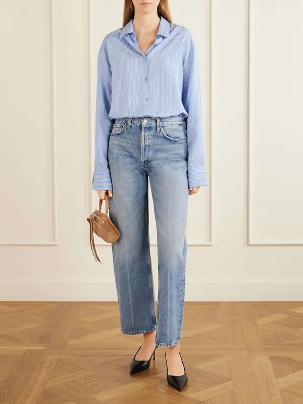 THE FRANKIE SHOP Peri Oversized Shell Shirt