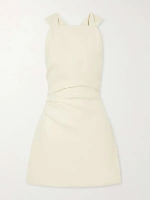 SIR. Thora Open-back Linen Mini Dress