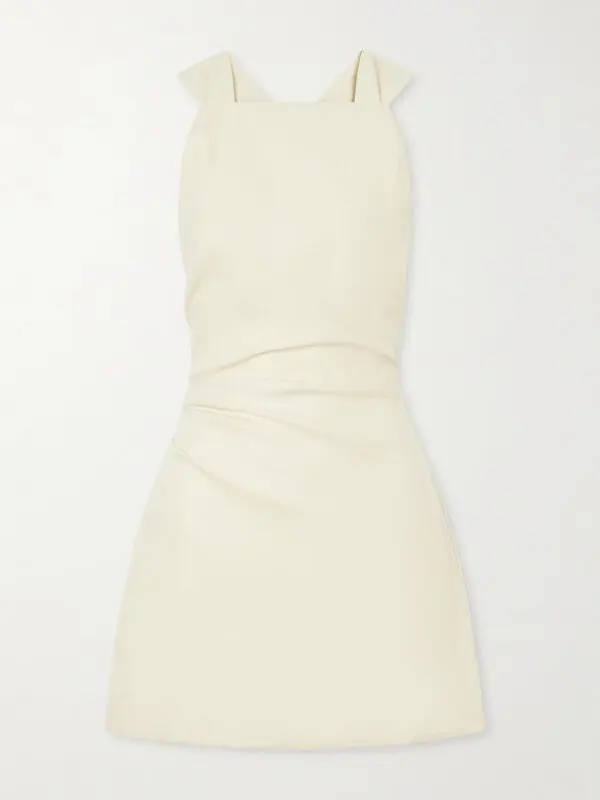SIR. Thora Open-back Linen Mini Dress