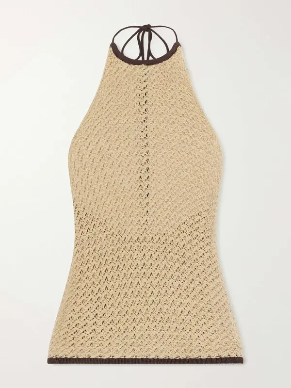 SIR. Ellinor Crocheted Cotton Tank