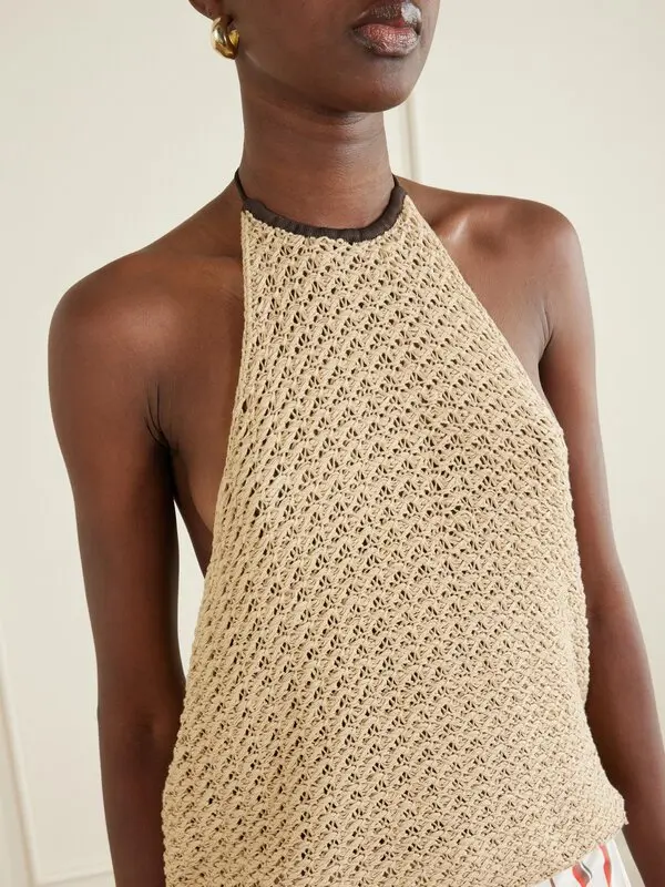 SIR. Ellinor Crocheted Cotton Tank