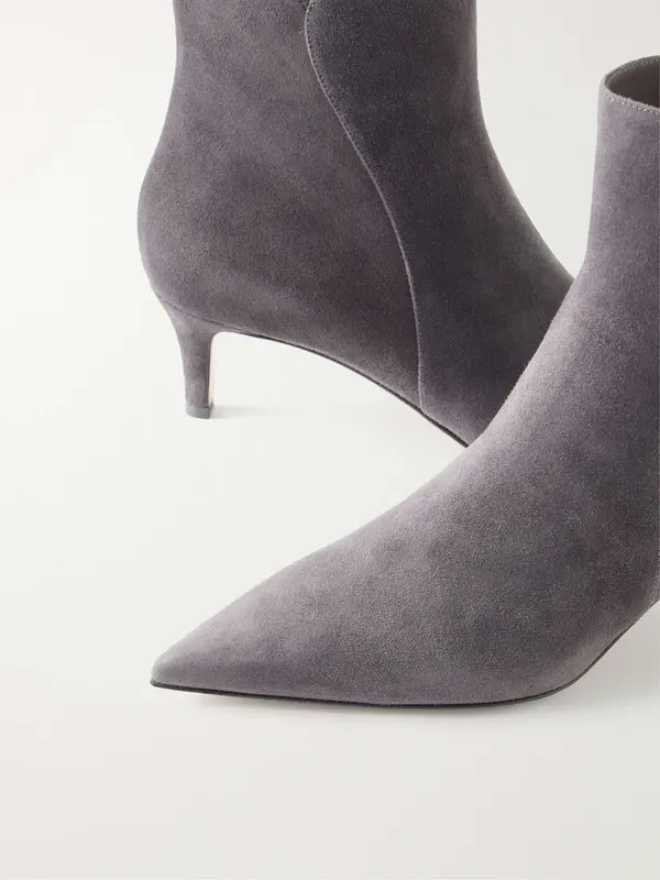 GIANVITO ROSSI Levy 55 Suede Ankle Boots