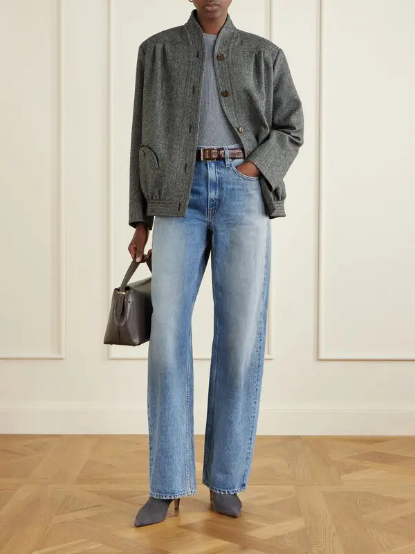 GIANVITO ROSSI Levy Suede Ankle Boots - Gray
