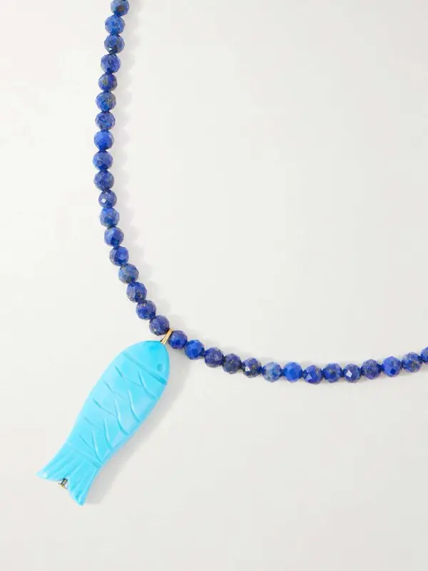 JENNIFER BEHR Elva Bead-embellished Pendant Necklace