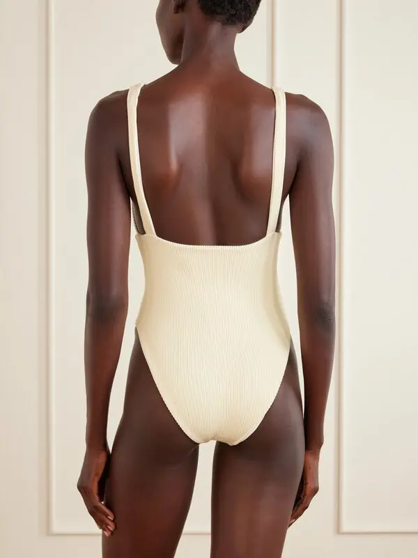 HAIGHT. Raquel Ribbed One Piece Swimsuit