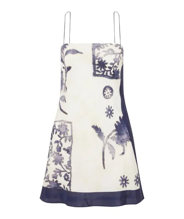 SIR. Philippa Floral-printed Crepe De Chine Mini Dress - Multi