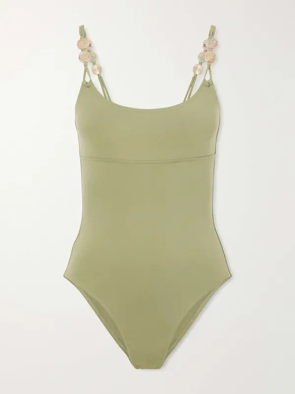 ERES Lynda Bead-embellished Swimsuit