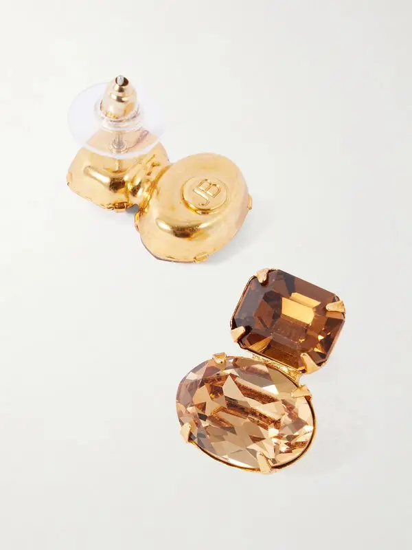 JENNIFER BEHR Maureen Crystal Drop Earrings