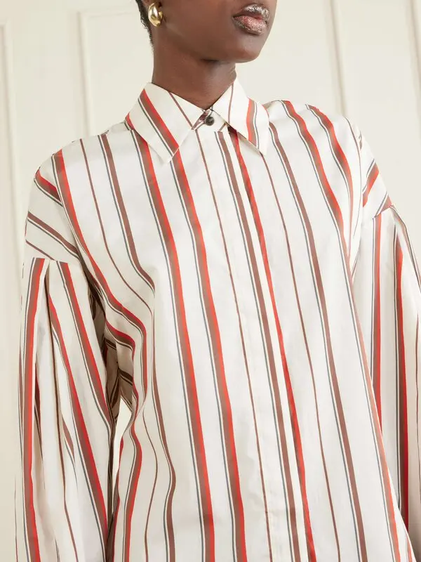 SIR. Alva Striped Cotton-poplin Shirt