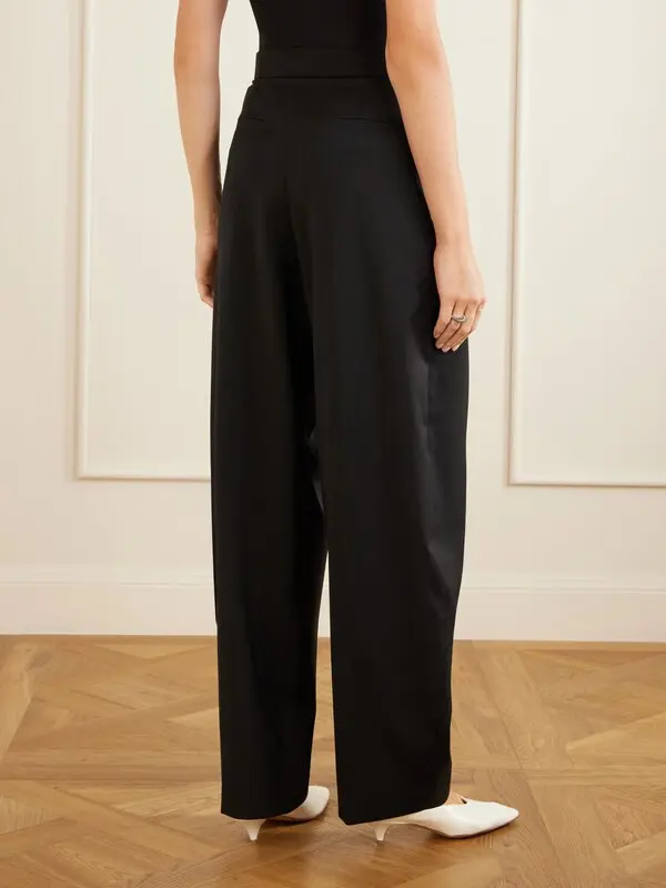 Sportmax Wool Wide-leg Trousers