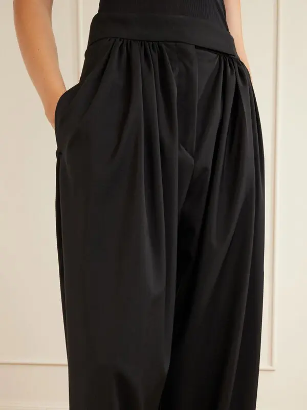 Sportmax Wool Wide-leg Trousers