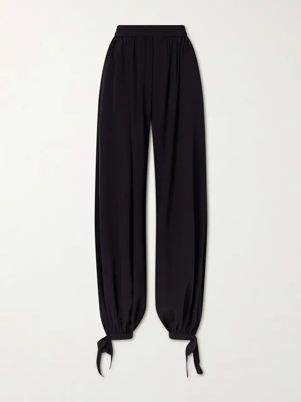 Chloé Silk Crepe De Chine Balloon Pants