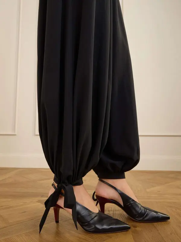 Chloé Silk Crepe De Chine Balloon Pants