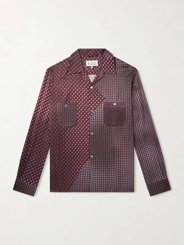 MAISON MARGIELA Paisley-print Satin Shirt