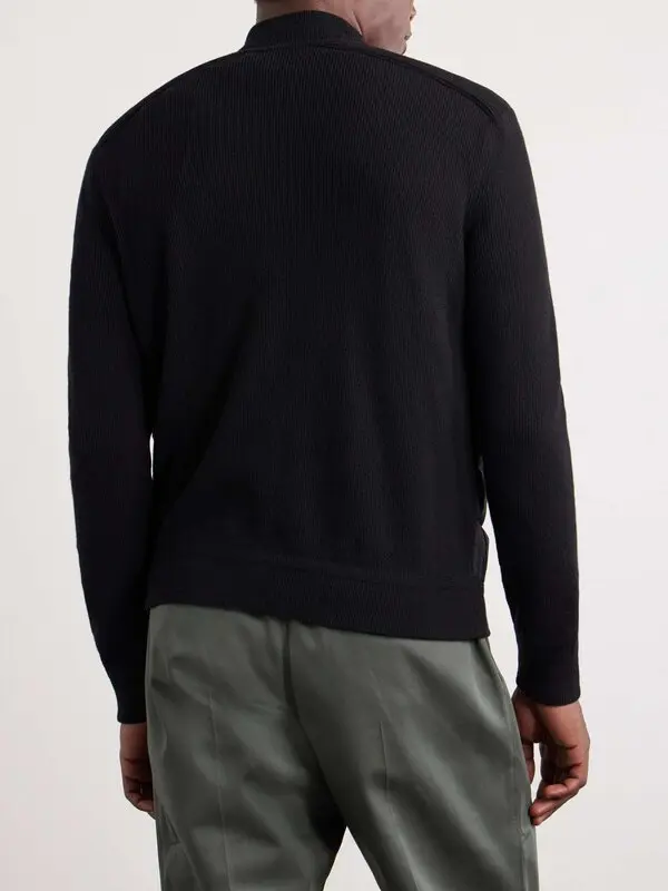 Moncler Wool And Cashmere-blend And Quilted Shell Down Jacket