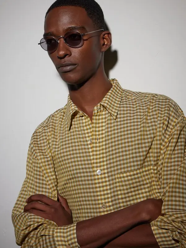 Auralee X Eyevan Round-frame Titanium Sunglasses