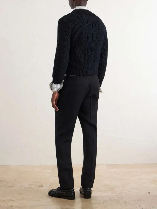 Saint Laurent Knitted Wool Sweater