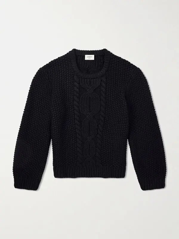 Saint Laurent Knitted Wool Sweater