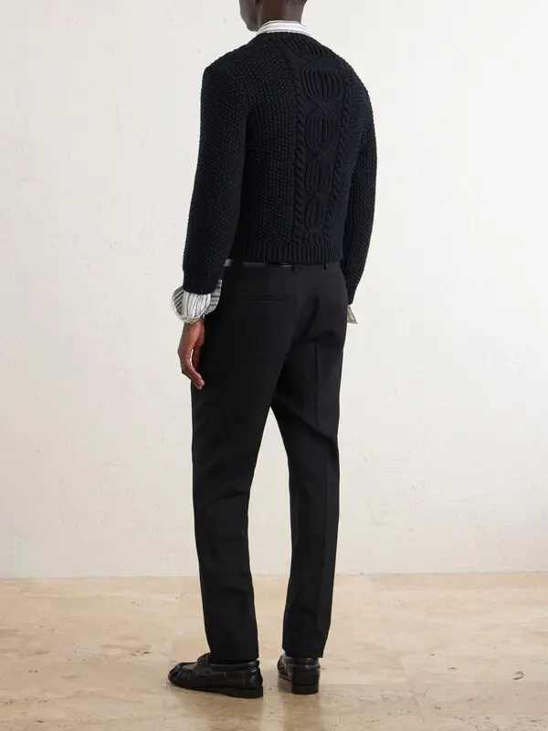 Saint Laurent Knitted Wool Sweater