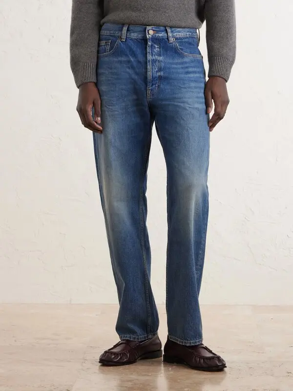 Saint Laurent Straight-leg Jeans - Blue