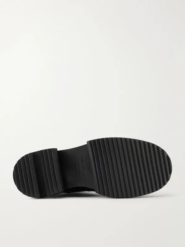Rick Owens Army Gabe Leather Boots