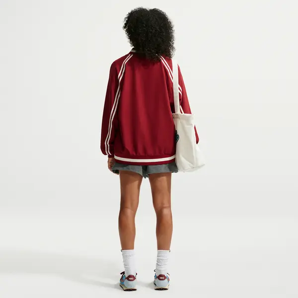 Nike Studio Fleece Lightweight High-waisted Loose Pleated Shorts