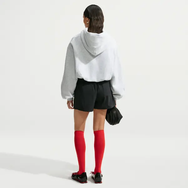 Nike Studio Fleece Medium Weight Oversized Cropped Hoodie